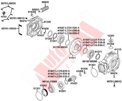 odvzdušňovací odvětrávací hadička měch převodovky KYMCO 95005-LCD9-E00